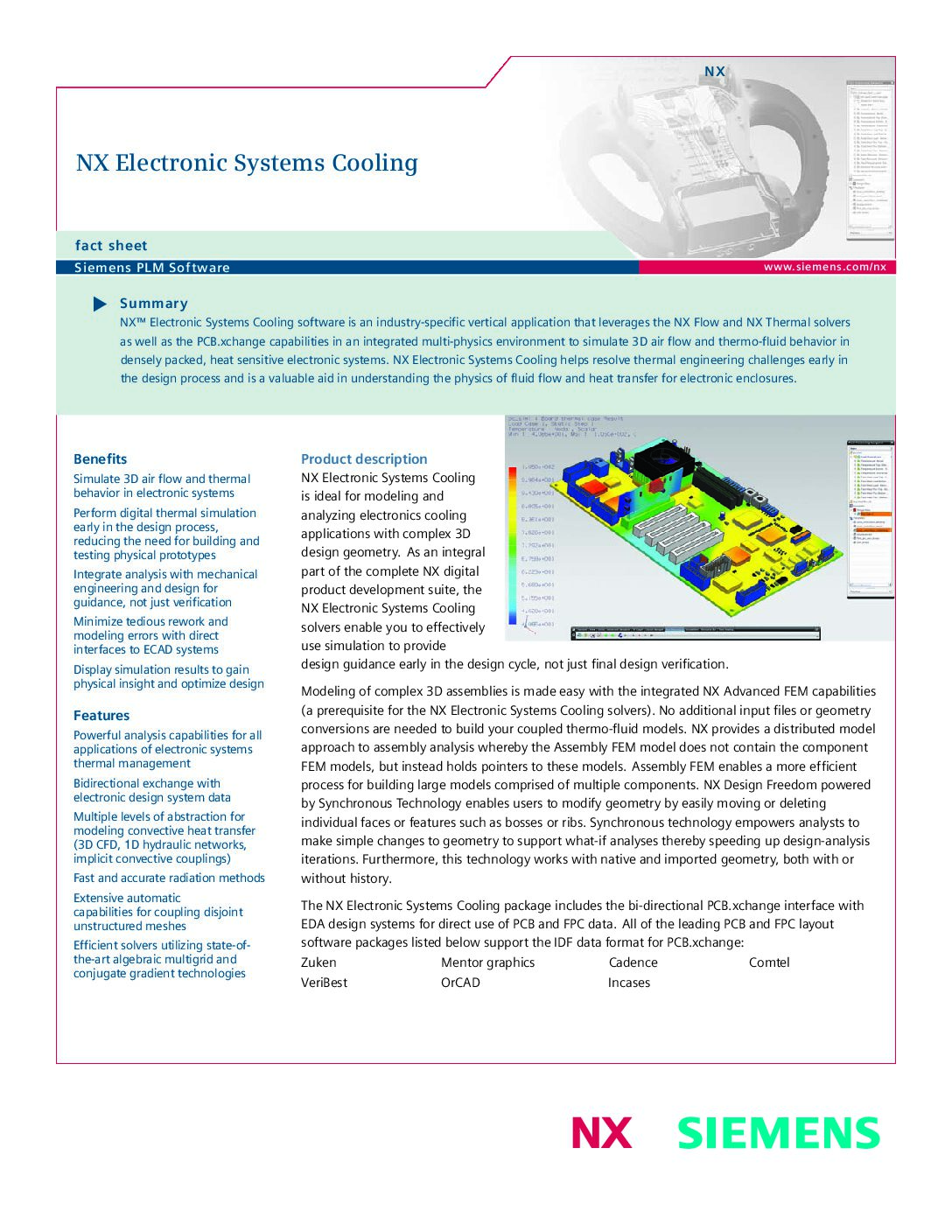 NX Electronic Systems Cooling™ – Iberisa